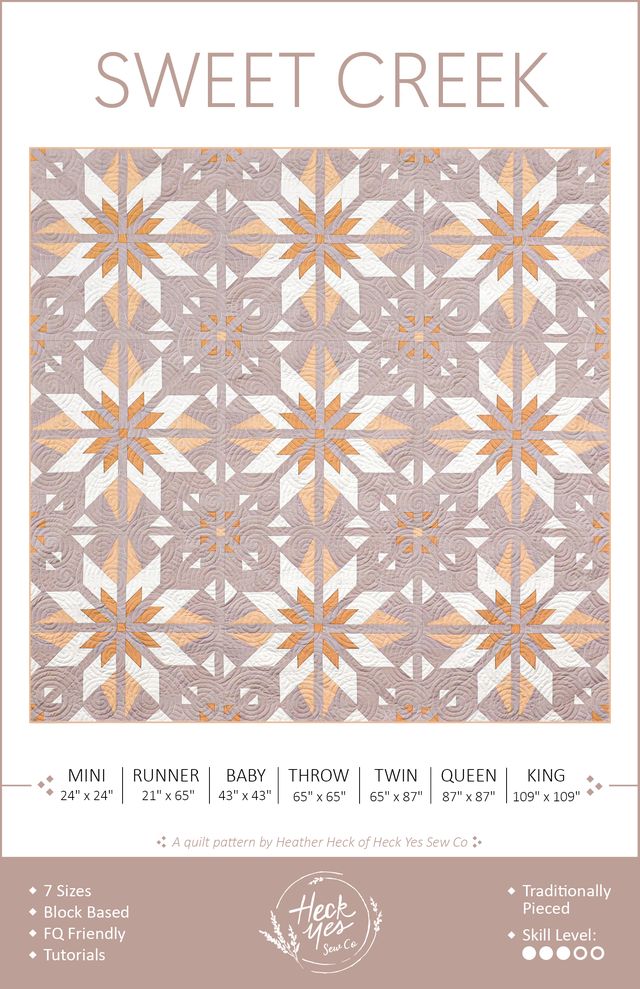 Sweet Creek Quilt Pattern by Heather Heck of Heck Yes Sew Co – Going ...